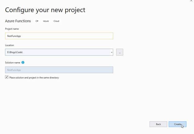 Creating A Rest Api With Azure Functions